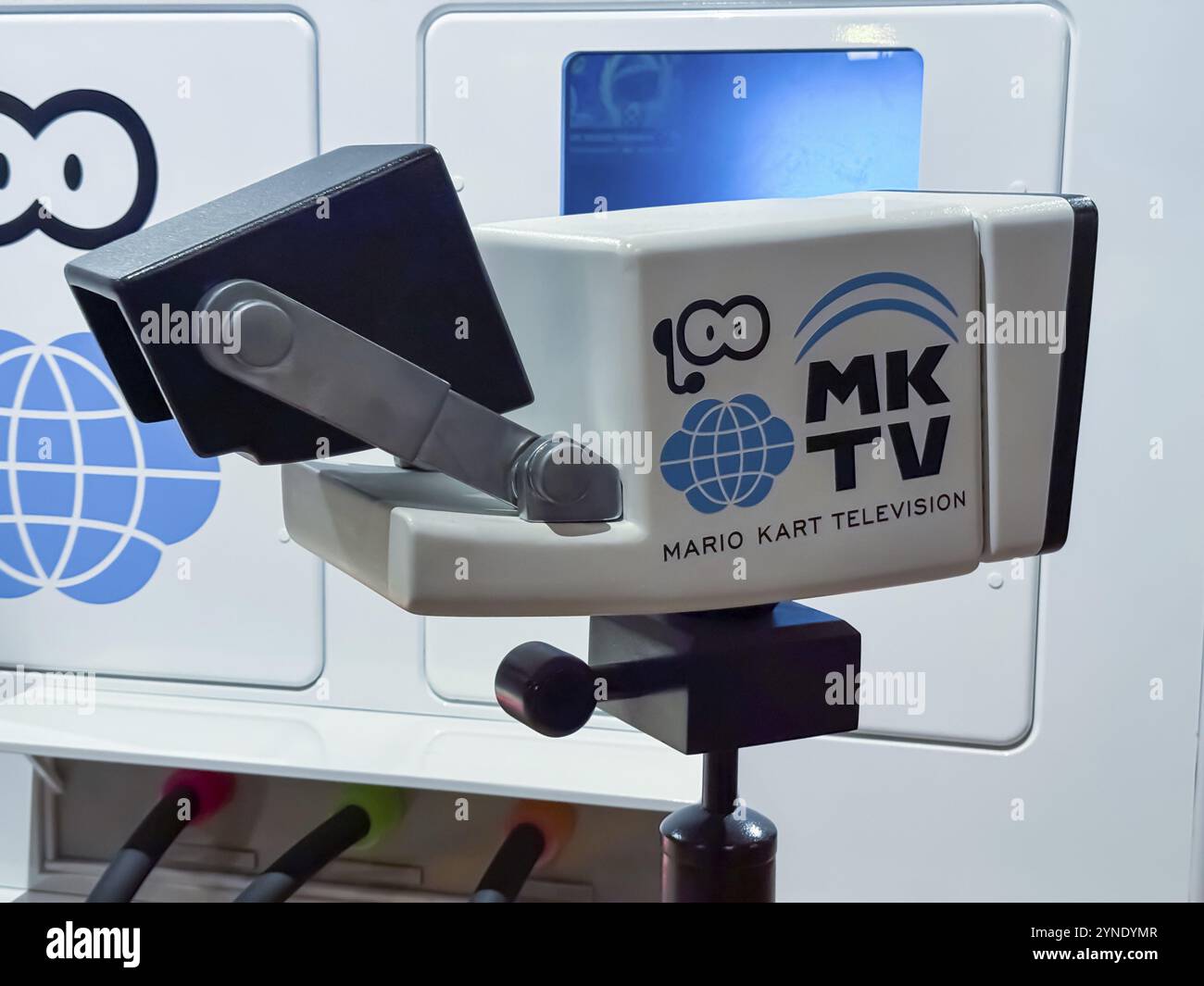 Konohana Ward, Osaka, Japan. Dec 24, 2023. A Mario Kart television ...