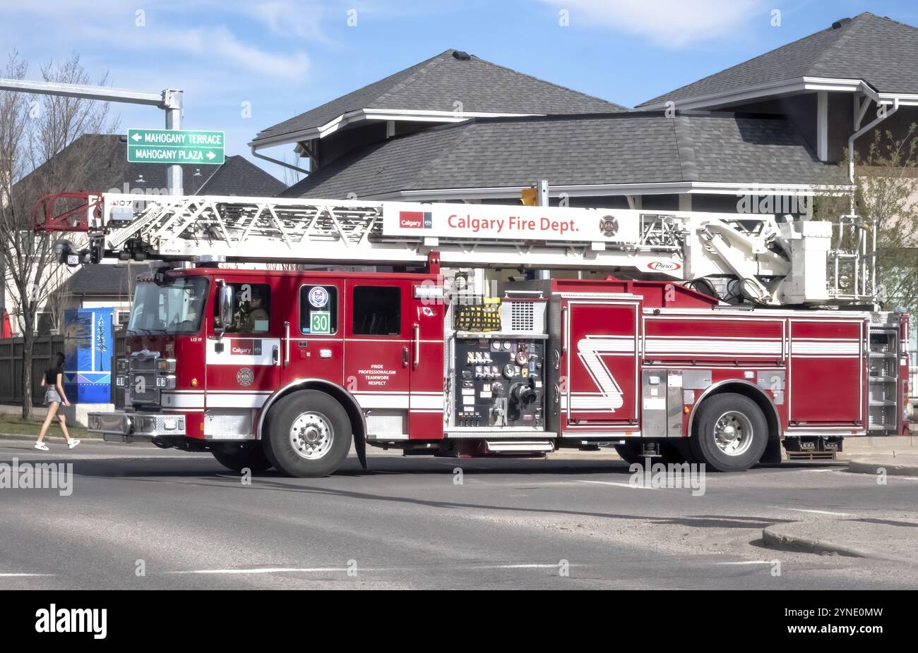 Canadian fire engine hi-res stock photography and images - Alamy