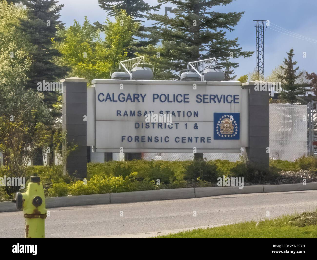 Calgary, Alberta, Canada. May 25, 2024. Calgary Police Service District ...