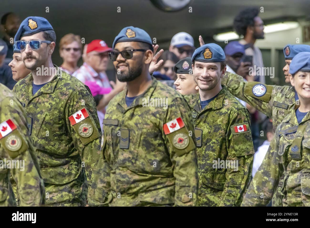Calgary, Alberta, Canada. July 7, 2023. Several Canadian Armed Forces ...