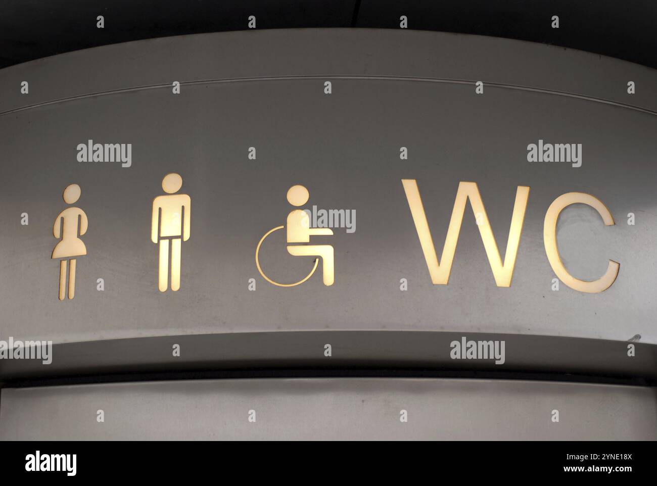 Public toilet, WC, Women, Men, Wheelchair users, . Disabled toilet ...