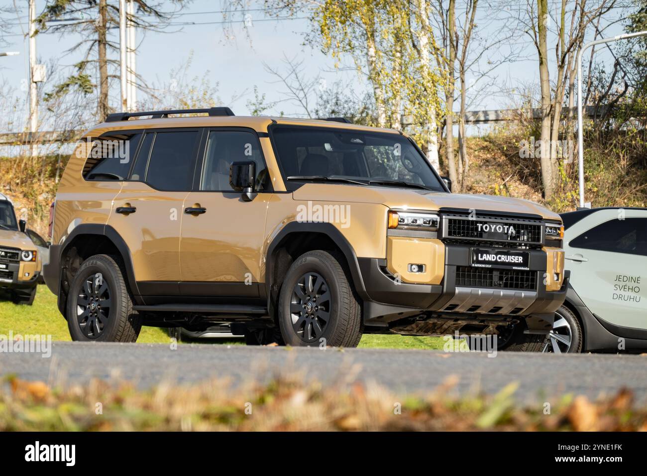 OSTRAVA, CZECHIA NOVEMBER 16, 2024: Toyota Landcruiser 250 Special ZX VX First Edition SUV car ...