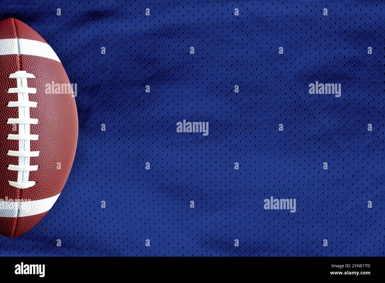 Dark Blue American Football Jersey textured with a football on a ...