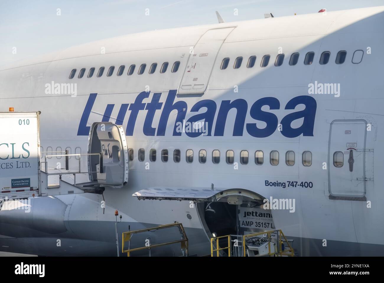 Vancouver, BC, Canada. Dec 11, 2023. A close up to a Boeing 747-400 ...
