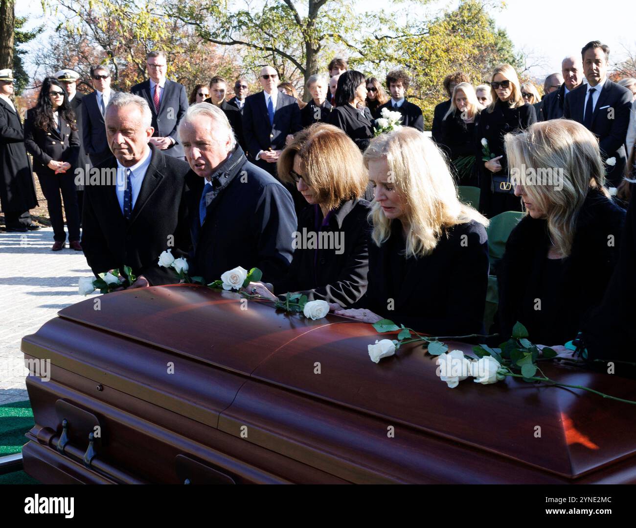 Left to right; Members of the Kennedy family, Robert F. Kennedy Jr ...