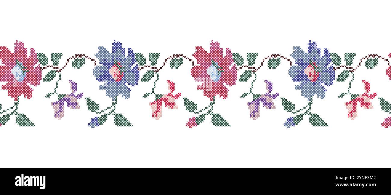 Ukrainian cross stitch vyshyvanka Cut Out Stock Images & Pictures - Alamy