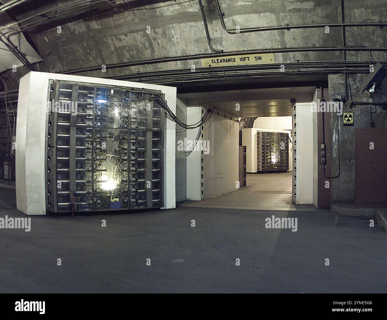 NORAD, Cheyenne Mountain, Colorado, USA, circa 2006: The 25-ton blast ...