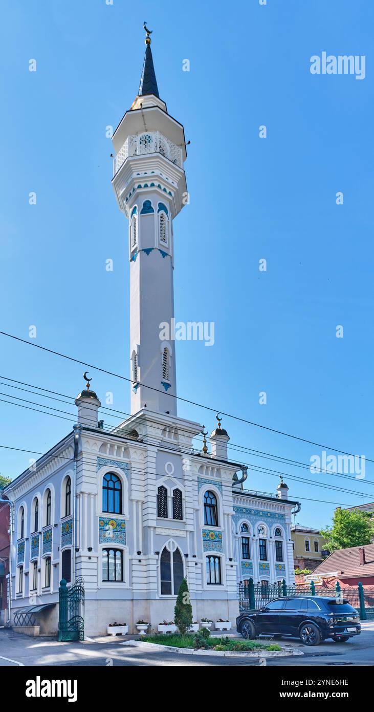Historical mosque on Alexey Tolstoy Street, Samara, Russia Stock Photo ...