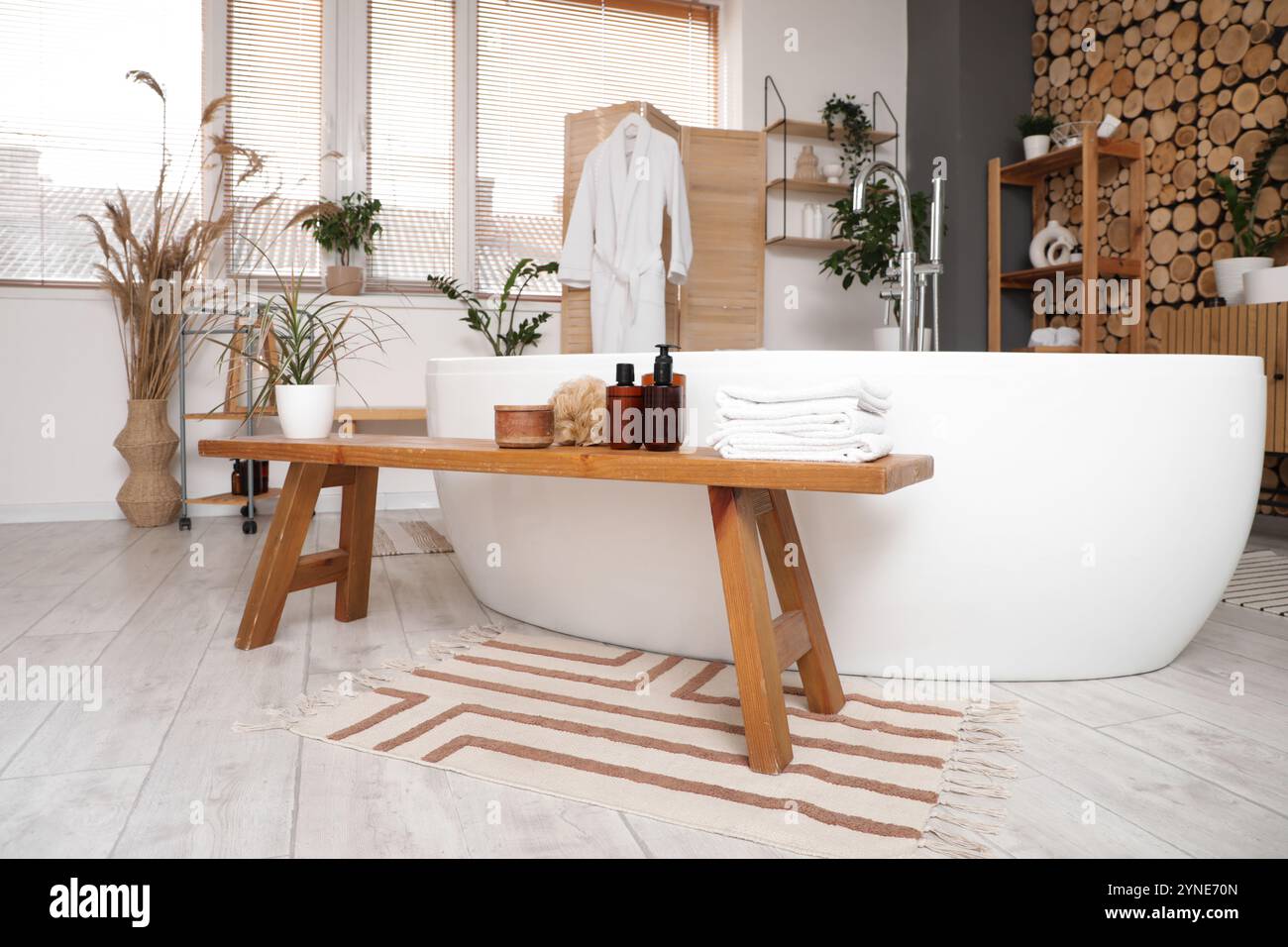 Bench bathtub in interior hi-res stock photography and images - Alamy