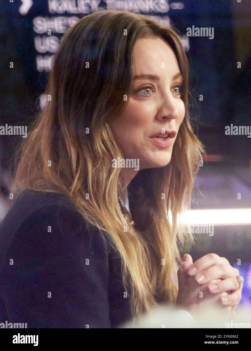 New York, NY, USA. 25th Nov, 2024. Kaley Cuoco seen at NBC's Today Show ...