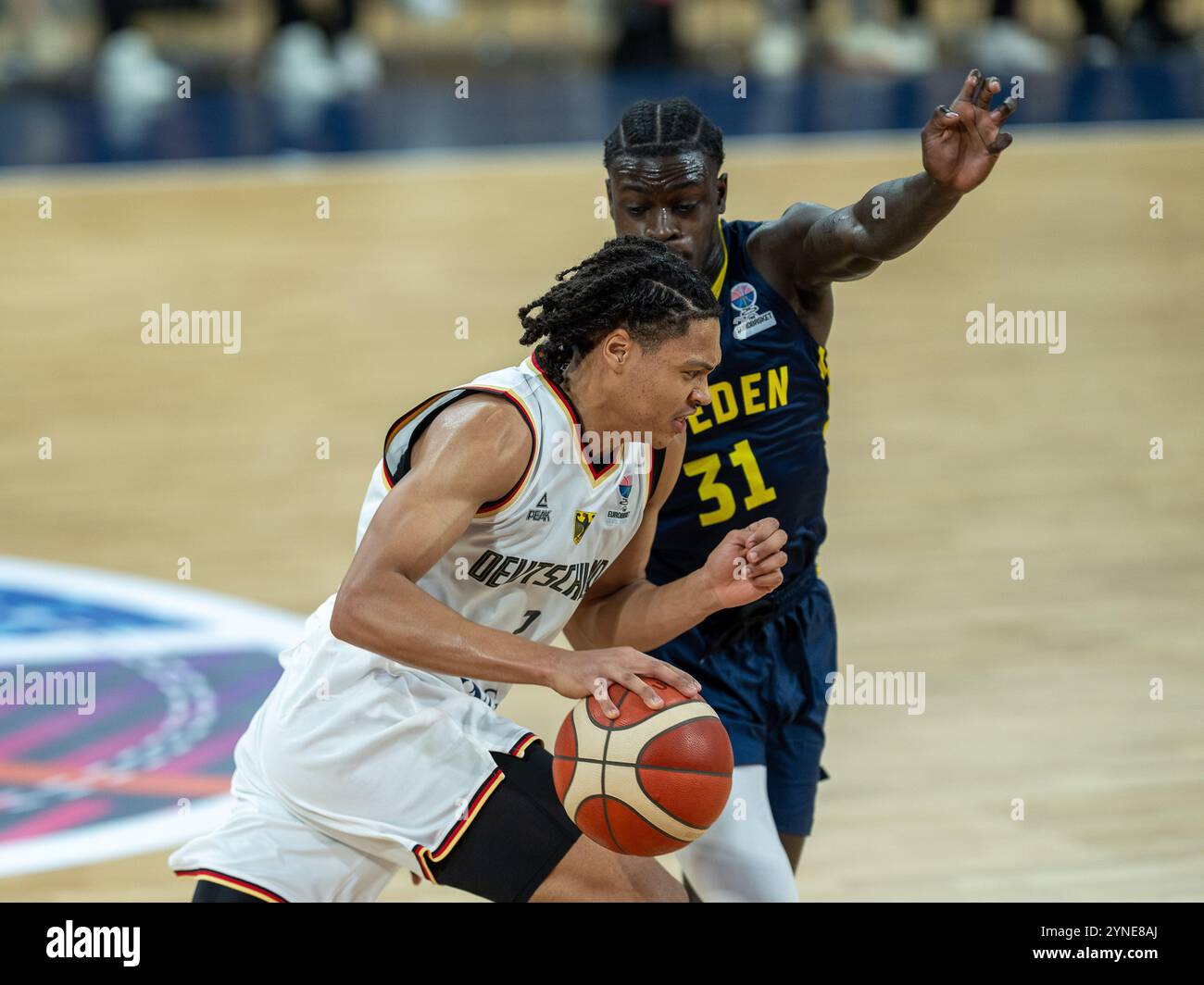 Jack Kayil (Deutschland, #02), Barra Njie (Schweden, #31), GER ...