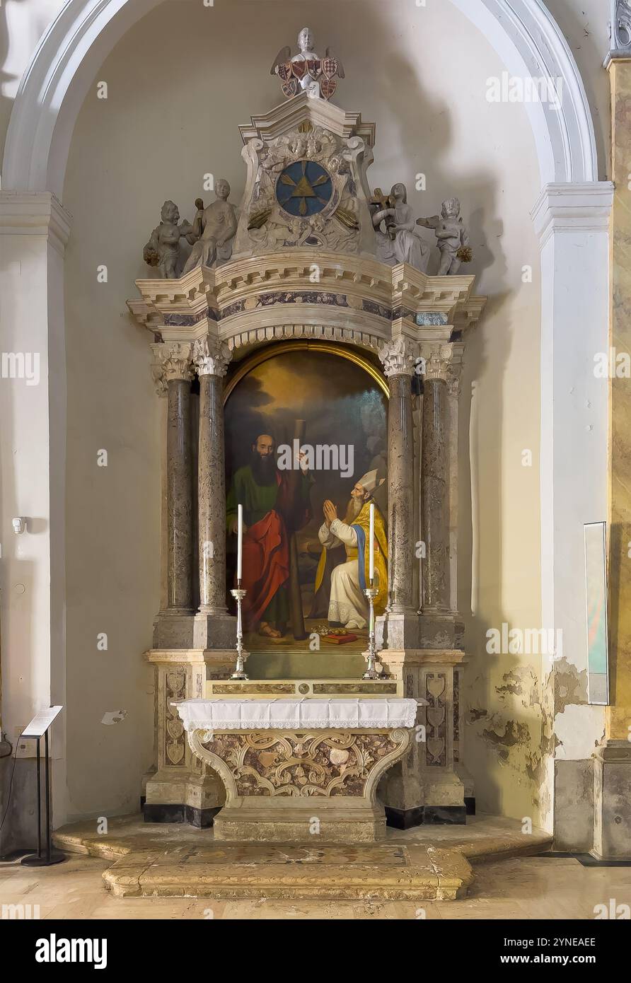 Trieste, Italy - June 27, 2024: Chiesa S. Antonio Vecchio, Church of St ...