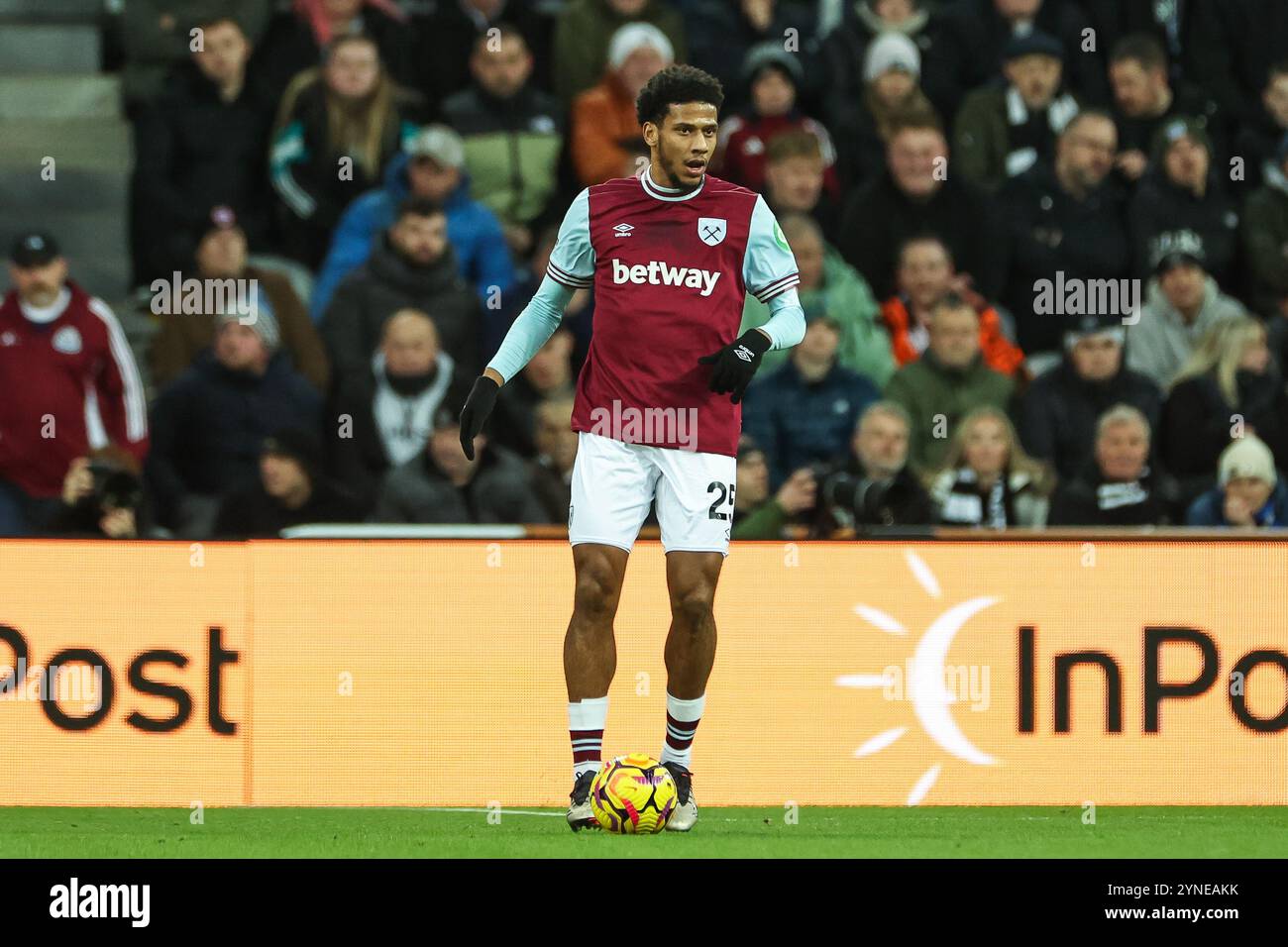 Jean-Clair Todibo of West Ham United in action during the Premier ...