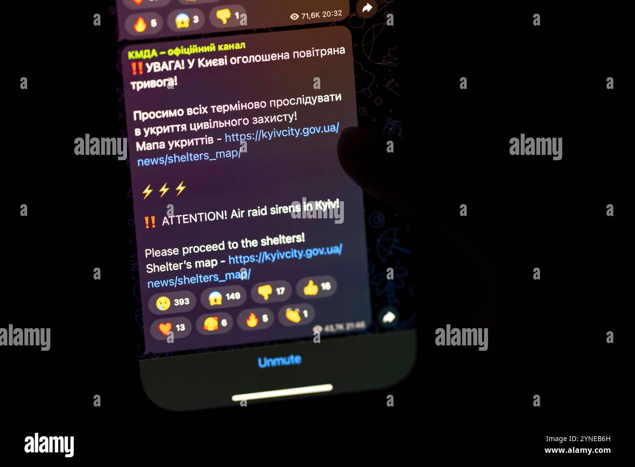 Notification seen on smartphone hi-res stock photography and images - Alamy