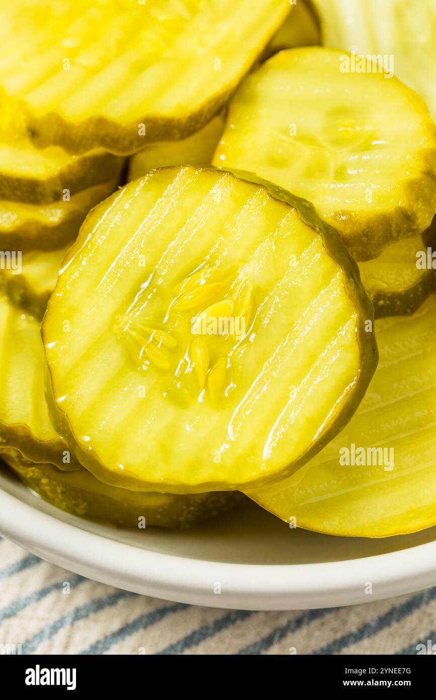 Pickled slices of cucumber hi-res stock photography and images - Alamy