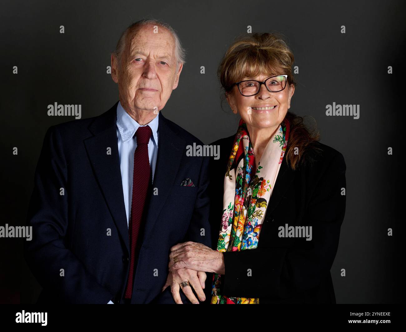 John Standing & Nanette Newman, The Oldie of the Year 2024 20-11-24 Stock Photo - Alamy