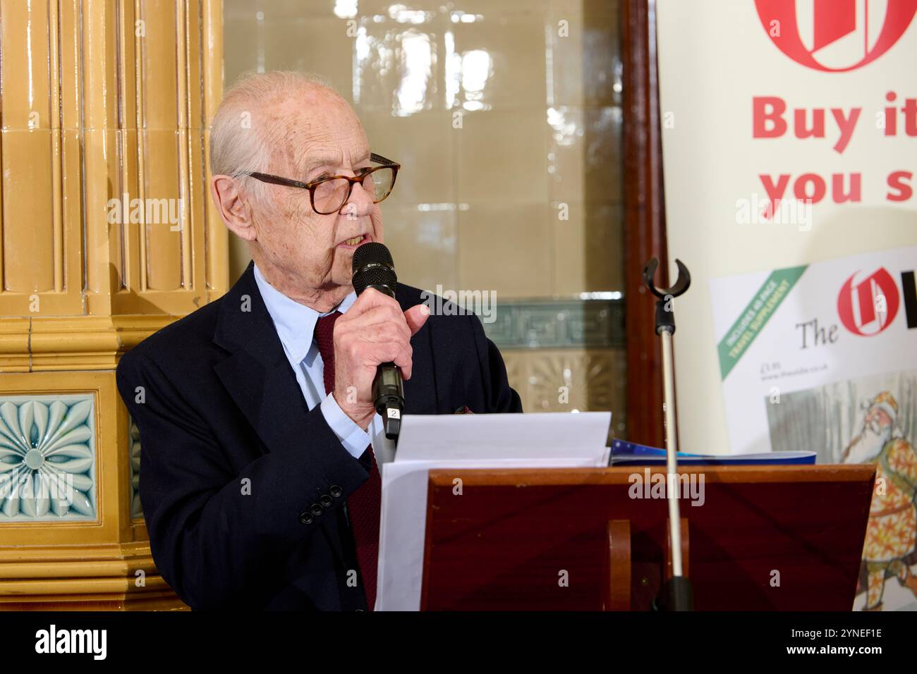 John Standing, The Oldie of the Year 2024 20-11-24 Stock Photo - Alamy