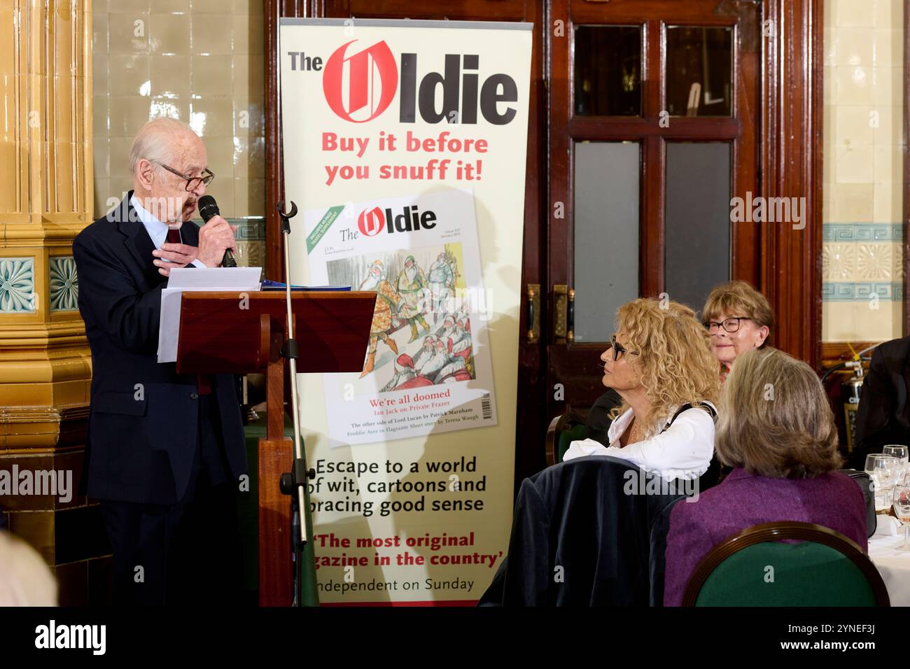 John Standing, The Oldie of the Year 2024 20-11-24 Stock Photo - Alamy