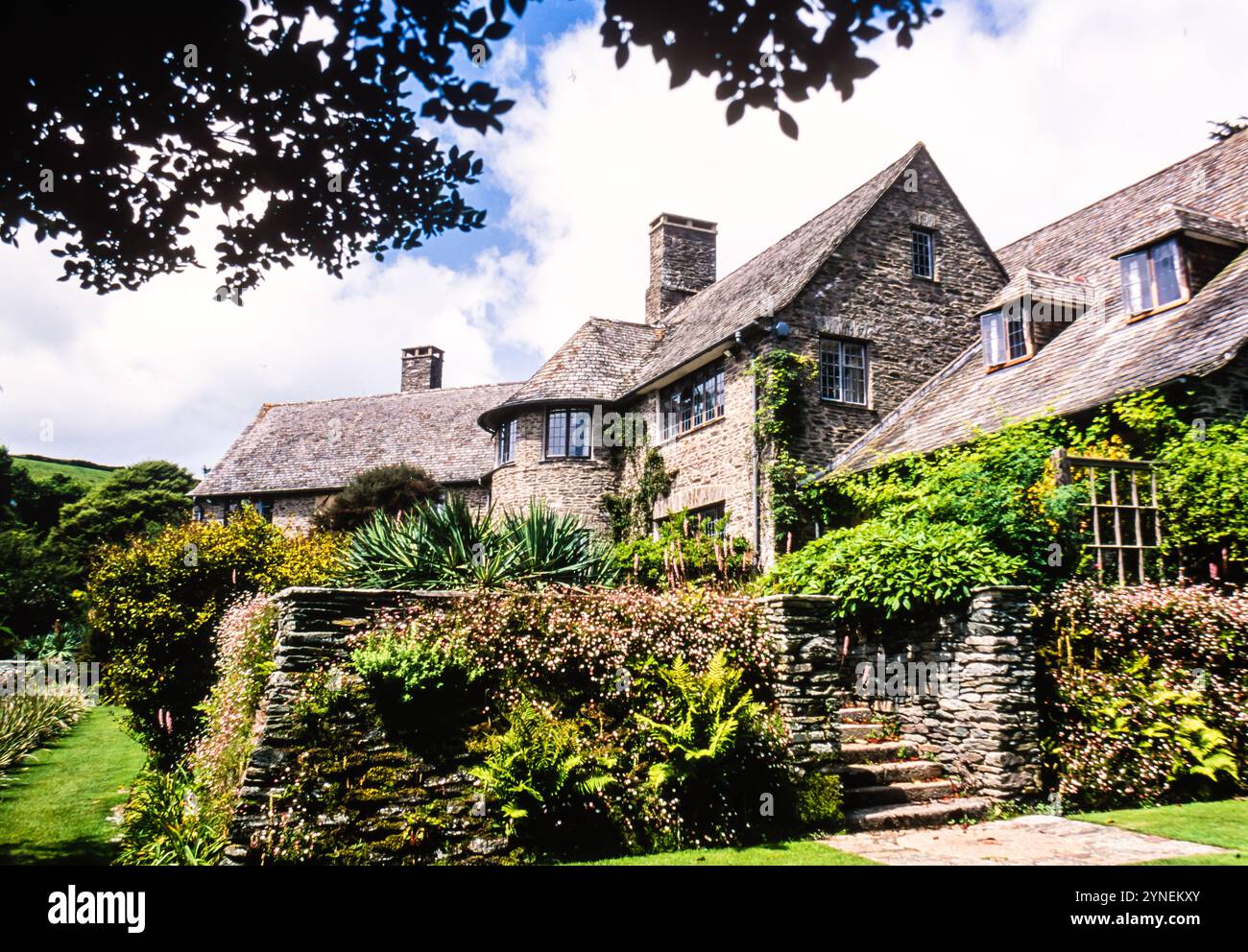 Coleton Fishacre in Devon. A National Trust Property, shot on Slide in ...