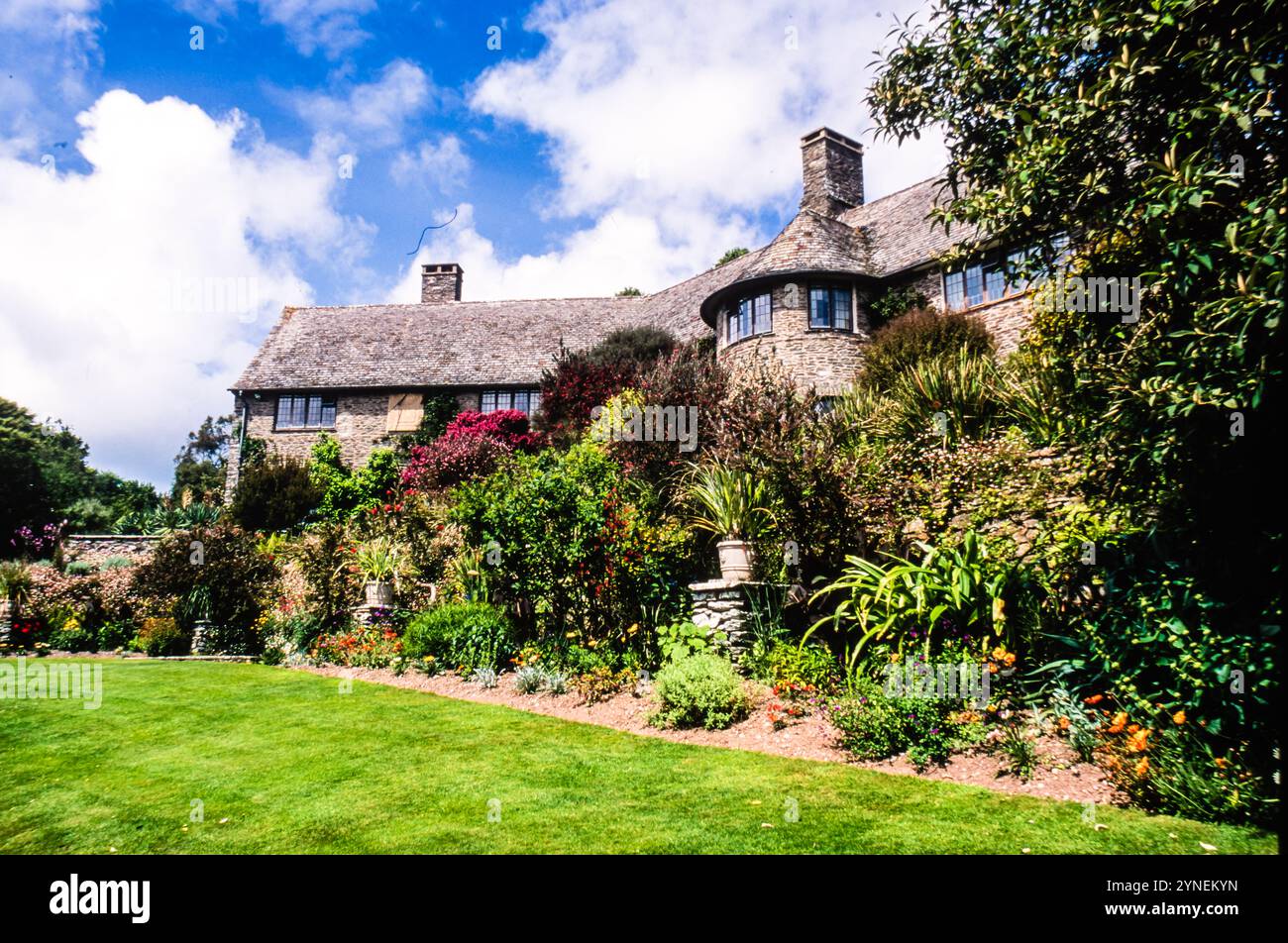 Coleton Fishacre in Devon. A National Trust Property, shot on Slide in ...