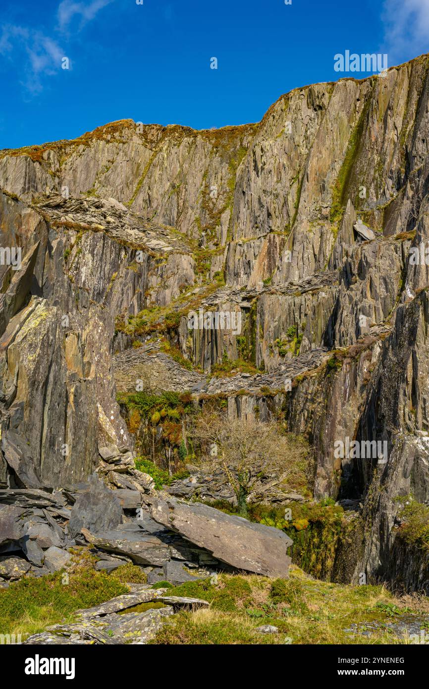 Cwm Ystradllyn and Gorseddau and Prince of Wales Slate Quarries Stock ...
