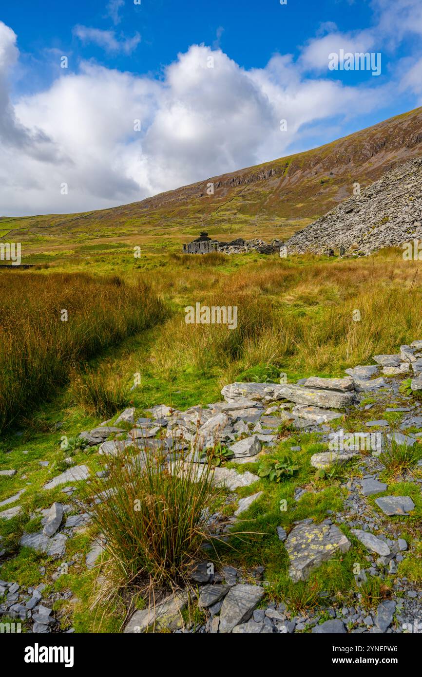 Cwm Ystradllyn and Gorseddau and Prince of Wales Slate Quarries Stock ...