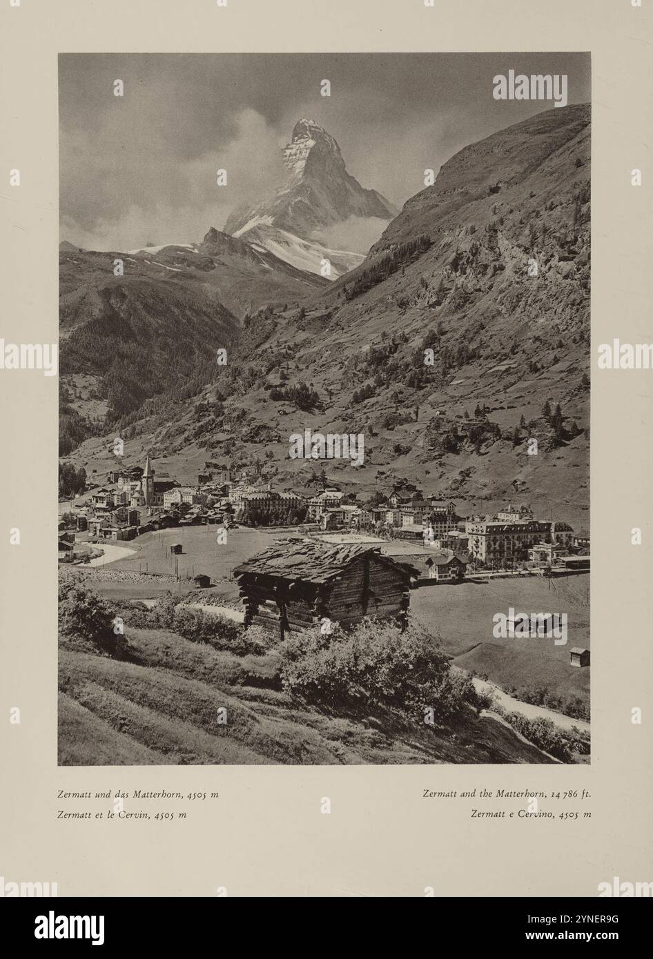 Zermatt and the Matterhorn. From Swiss Photographer Jean Gaberell ...