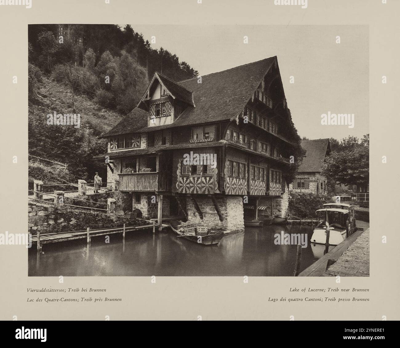 Treib on Lake of Lucerne. From Swiss Photographer Jean Gaberell ...