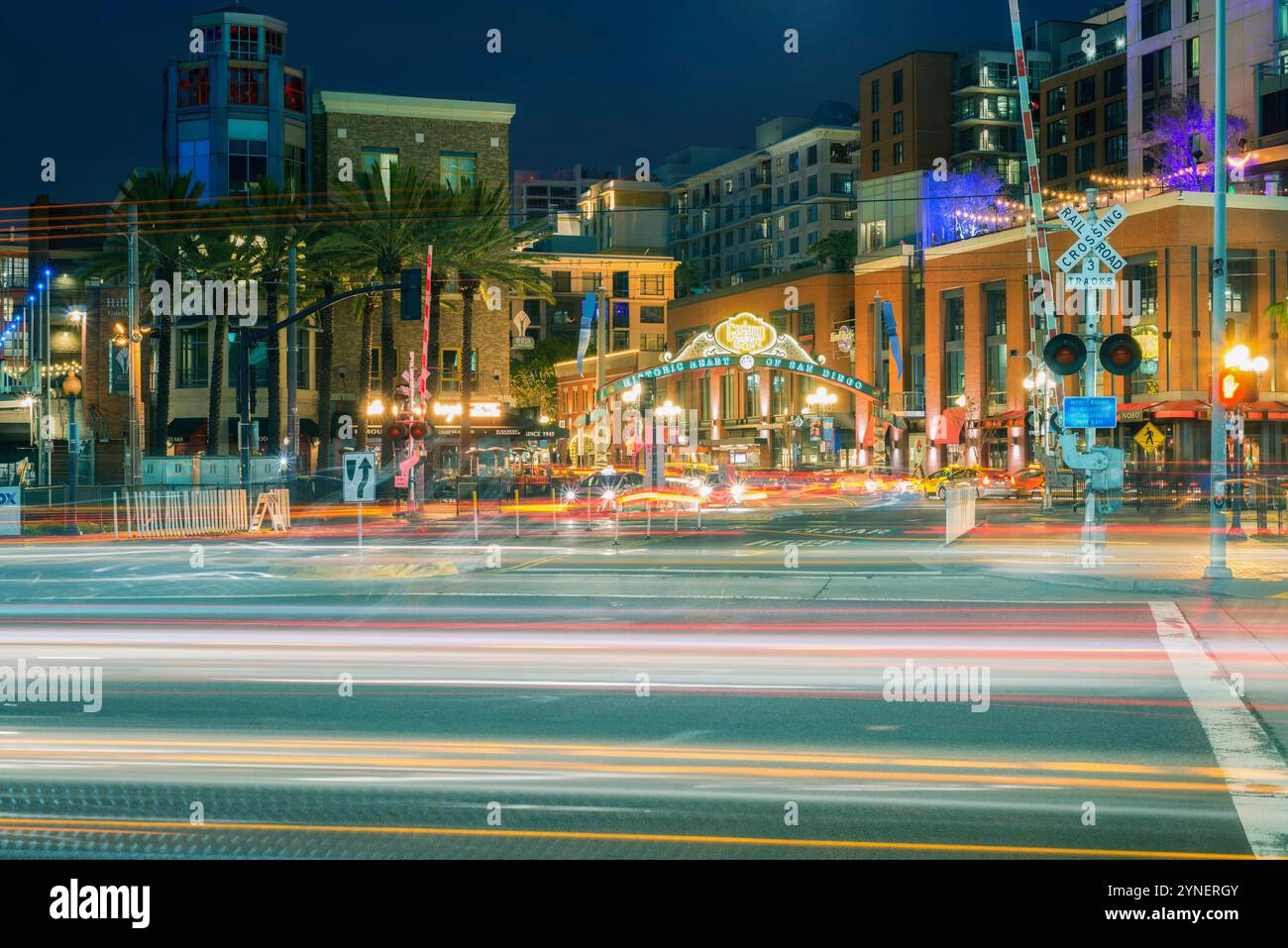 The Gaslamp Quarter in downtown San Diego, California Stock Photo - Alamy