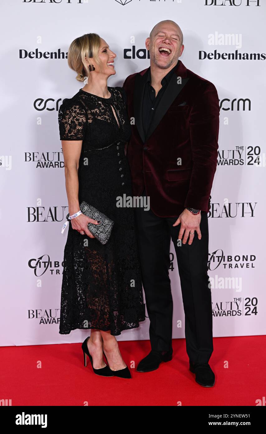 London, UK. November 25th, 2024. Zara Tindall and Mike Tindall arriving ...