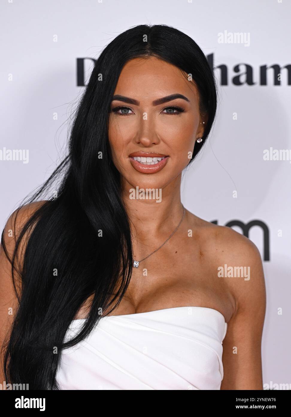 London, UK. November 25th, 2024. Bre Tiesi aka Breana Tiesi arriving at the Beauty Awards 2024 ...