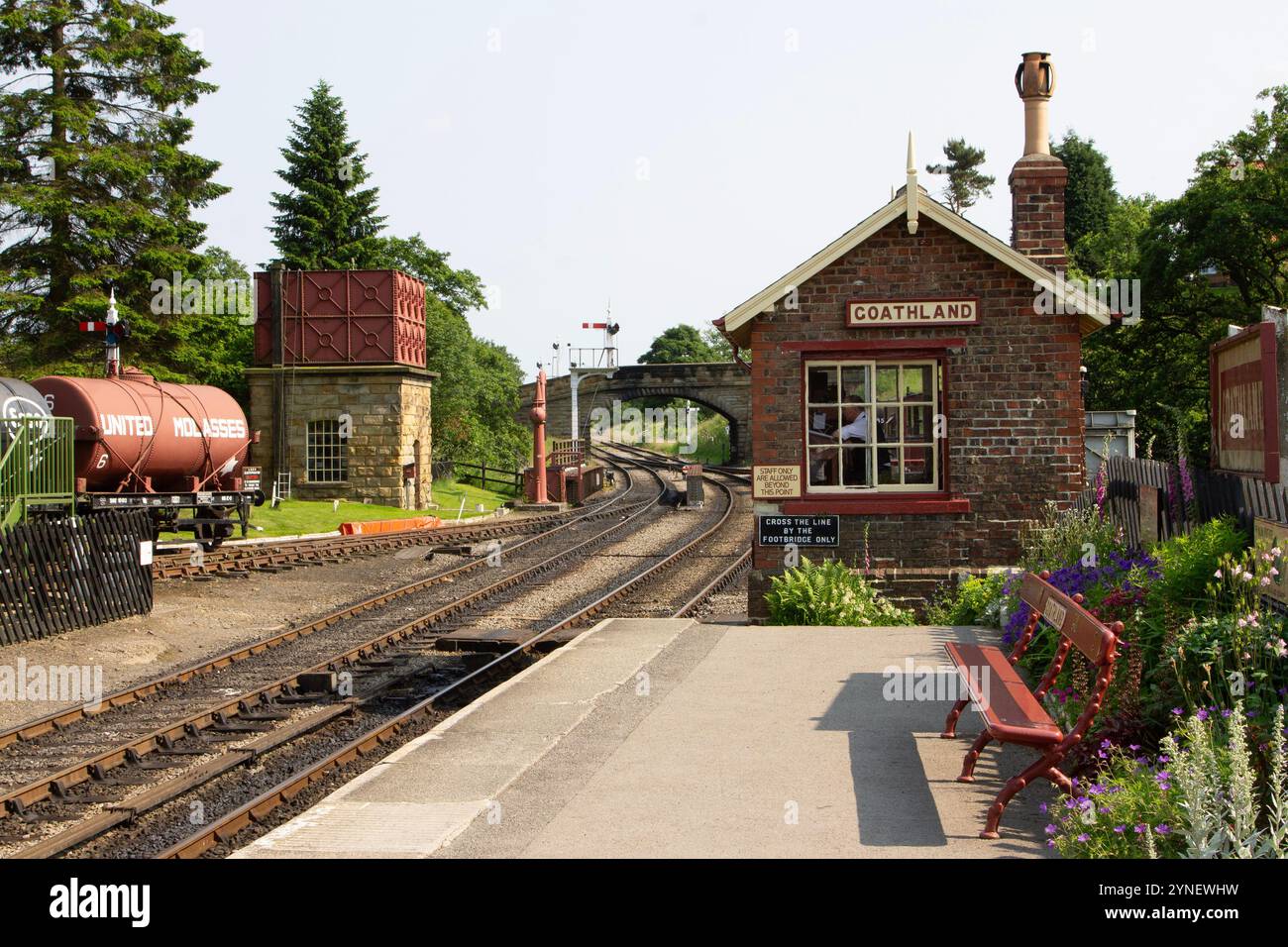 A Traditional Railway Station Stock Photo - Alamy