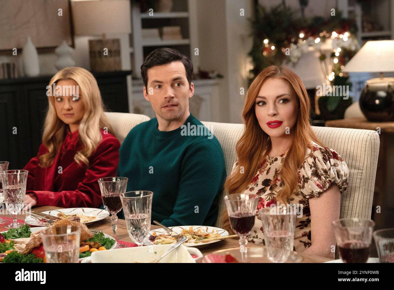 OUR LITTLE SECRET, from left: Katie Baker, Ian Harding, Lindsay Lohan ...