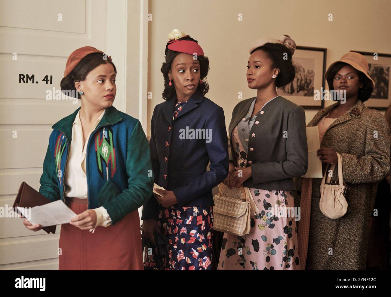 THE SIX TRIPLE EIGHT, from left: Sarah Jeffrey, Ebony Obsidian, Pepi ...