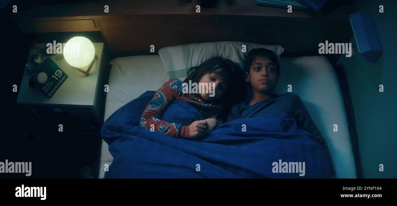 THE SNOW SISTER, (aka SNOSOSTEREN), from left: Bal Advika, Mudit Gupta, 2024. ph: John-Erling ...