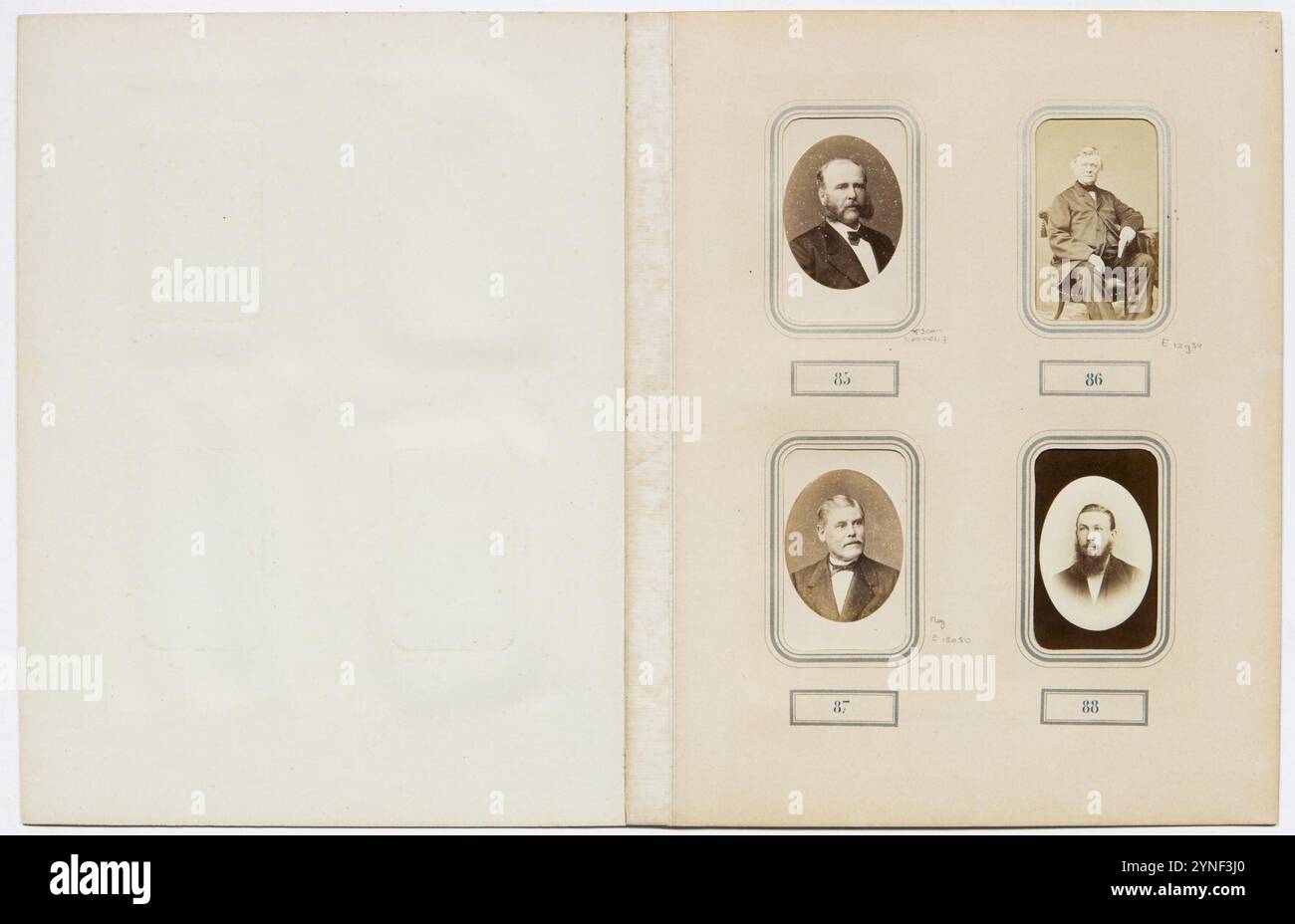 Burgemeesters van Gelderland, 1853-1878, 085-088 Stock Photo - Alamy