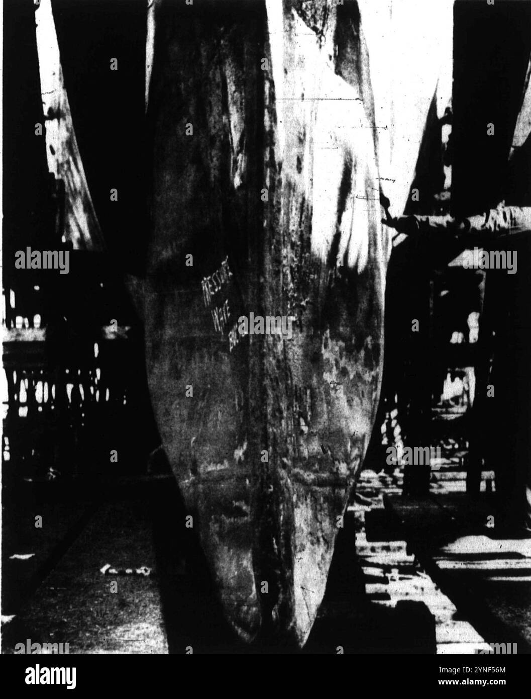 BUSHIPS WDR №6 - USS HELM Bomb Damage, 7 December 1941, Pearl Harbor ...