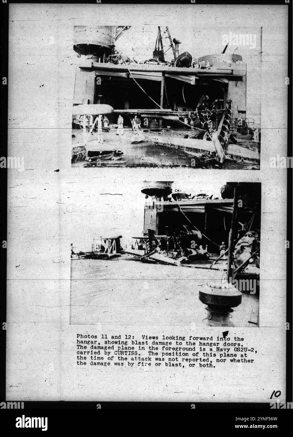 BUSHIPS WDR №11 - USS CURTISS (AV-4) Bomb Damage, 7 december 1941 ...