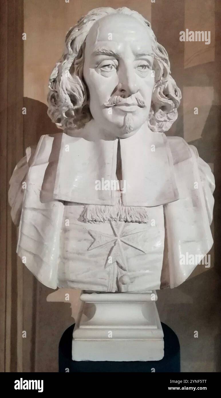 Busto di Ferdinando Cospi - calco in gesso - Palazzo Poggi Stock Photo ...