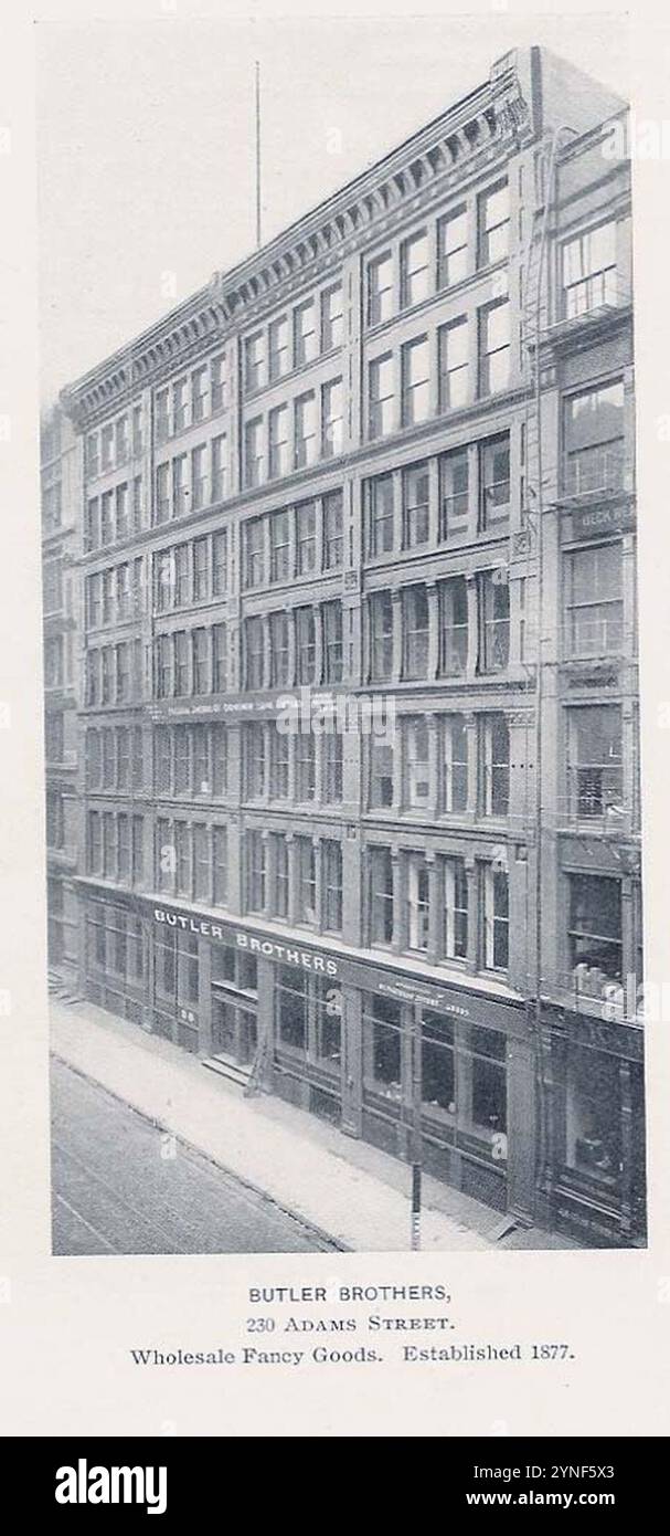Butler Brothers building (ca 1900 Stock Photo - Alamy