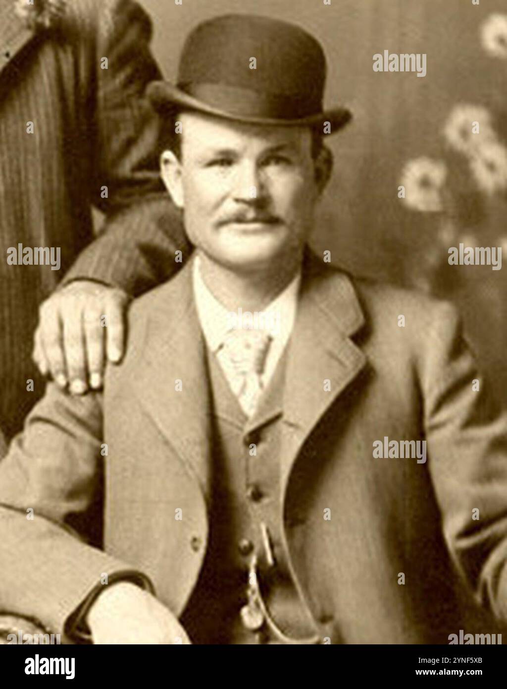Butch Cassidy with bowler hat detail Stock Photo - Alamy