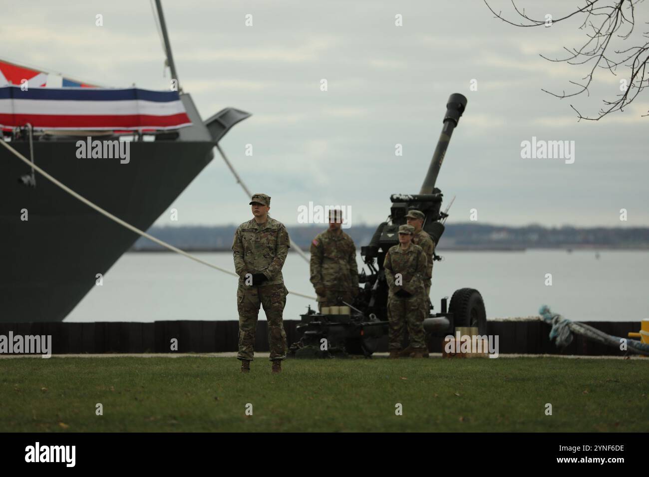 Soldiers of Alpha and Bravo Battery with the 120th Field Artillery ...