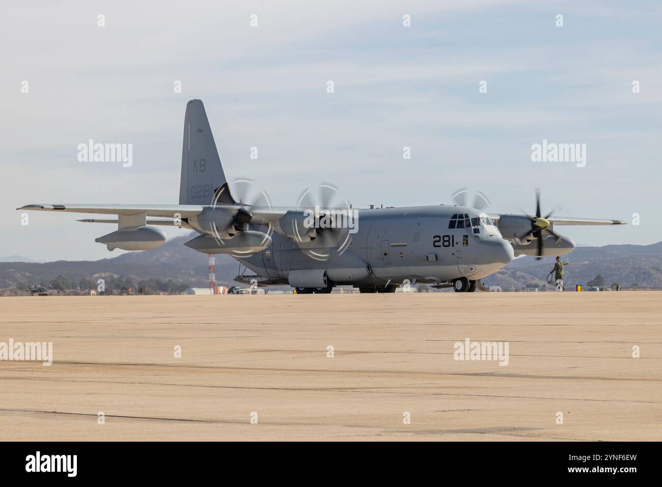 A U.S. Marine Corps KC-130J Super Hercules aircraft assigned to Marine ...