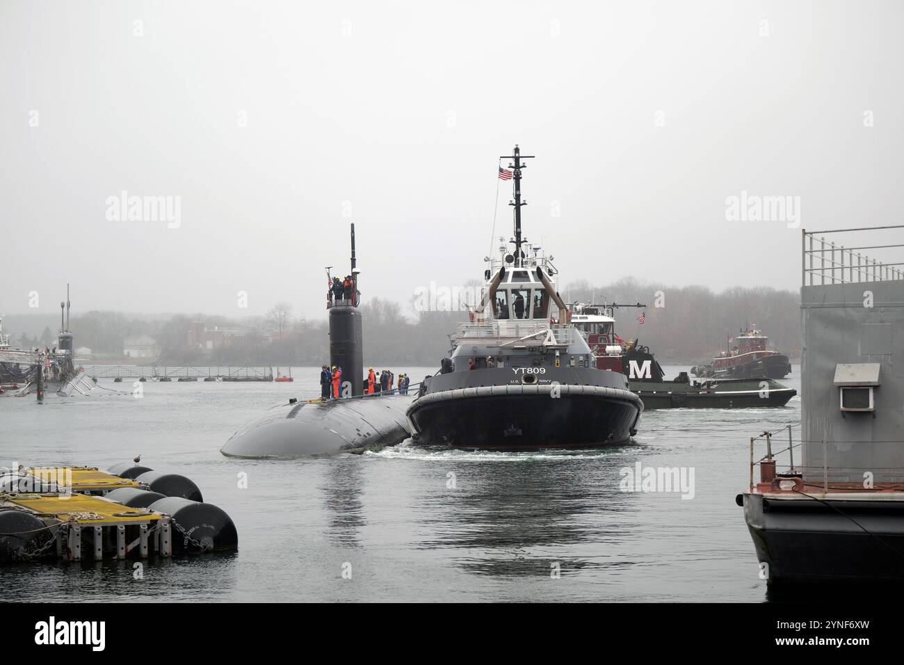 KITTERY, Maine (Nov. 21, 2024) —The Los Angeles-class-attack submarine ...