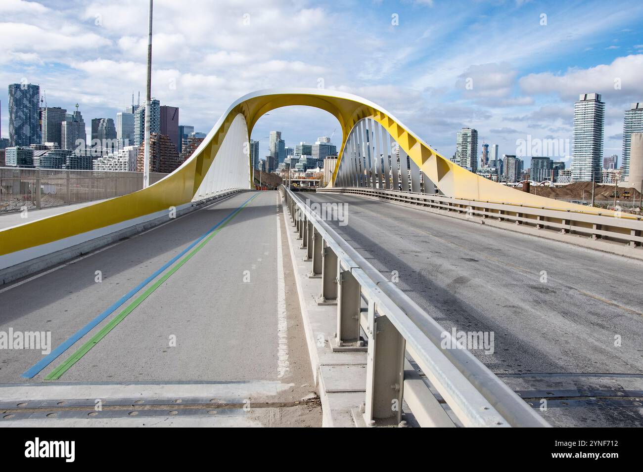 Cherry Street North Bridge in Scarborough, Toronto, Ontario, Canada ...