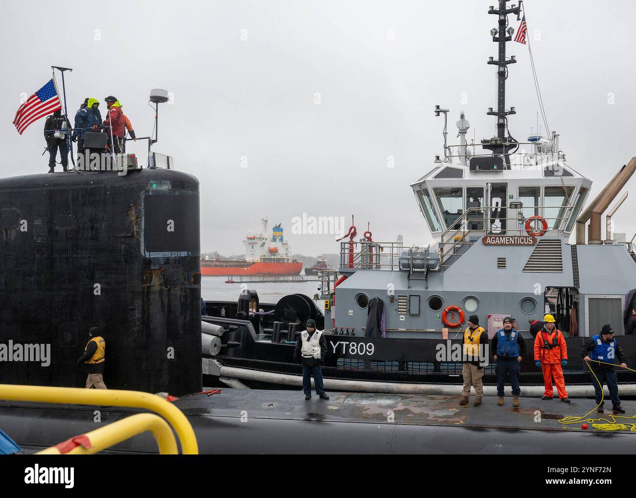 KITTERY, Maine (Nov. 21, 2024) — The Los Angeles-class attack submarine ...