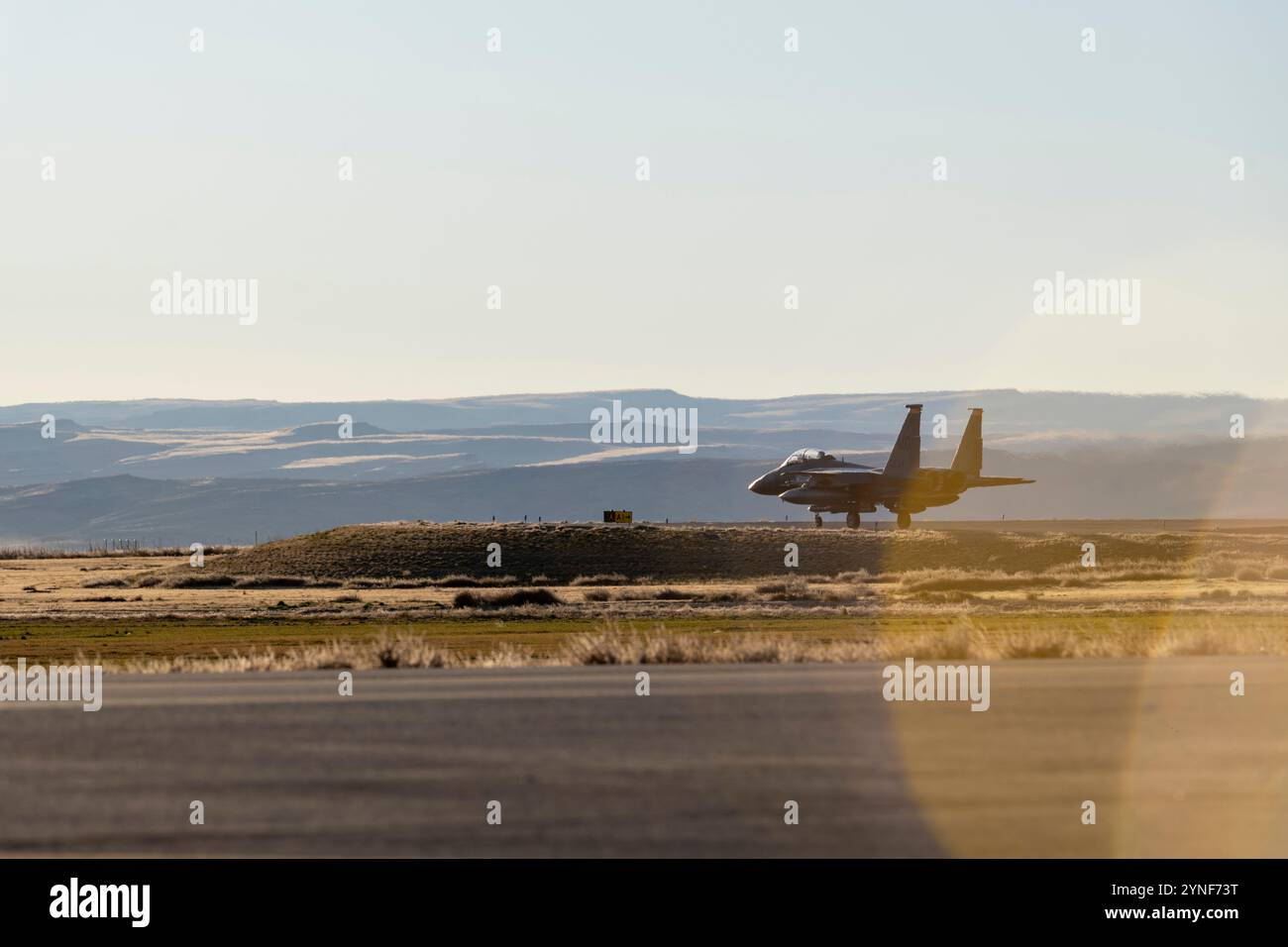 A U.S. Air Force F-15E Strike Eagle, assigned to the 391st Fighter ...
