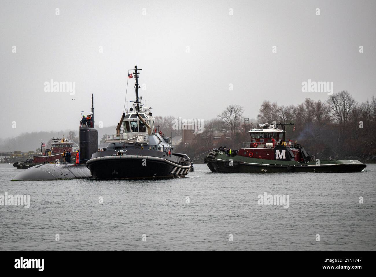 KITTERY, Maine (Nov. 21, 2024) —The Los Angeles-class-attack submarine ...