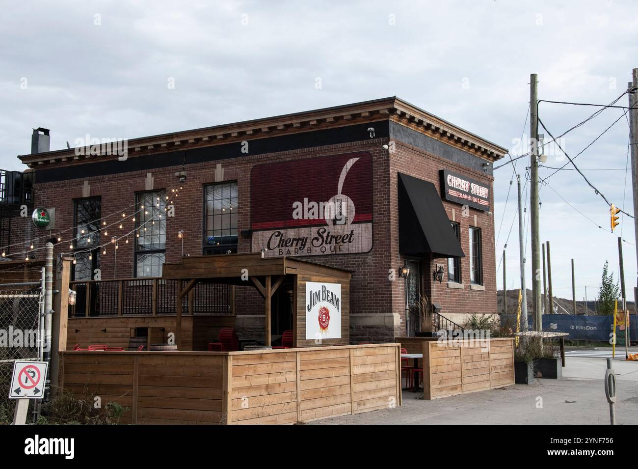 Cherry Street Barbecue mural in Scarborough, Toronto, Ontario, Canada ...