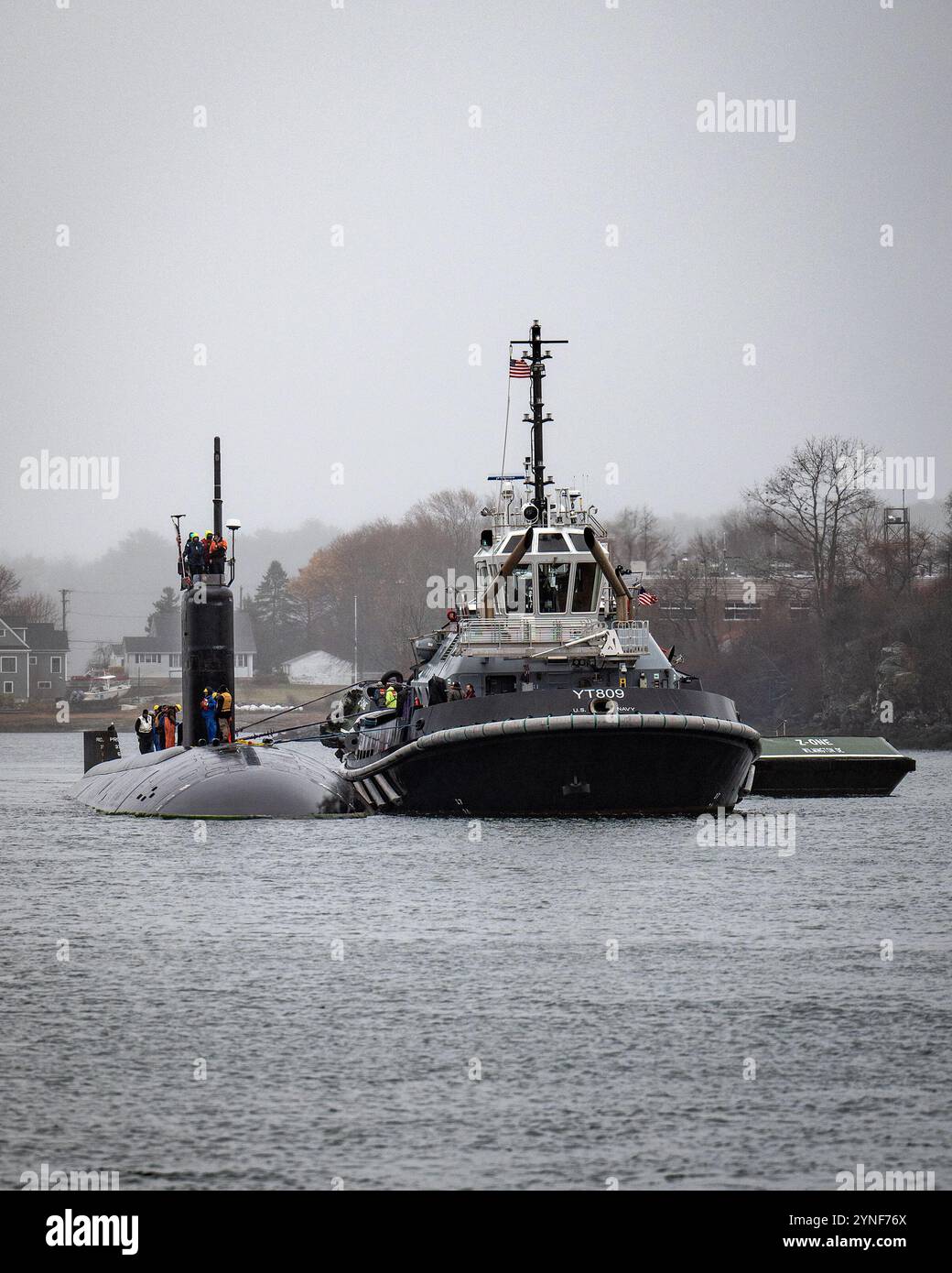 KITTERY, Maine (Nov. 21, 2024) —The Los Angeles-class-attack submarine ...